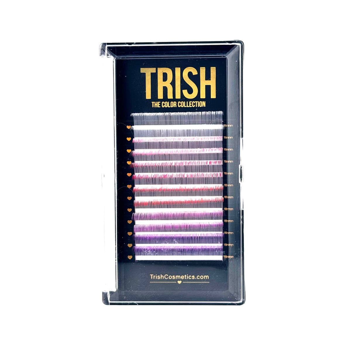 White Series Ombre Lash Tray – CC Curl .05 | 14–18mm White Color Lashe ...