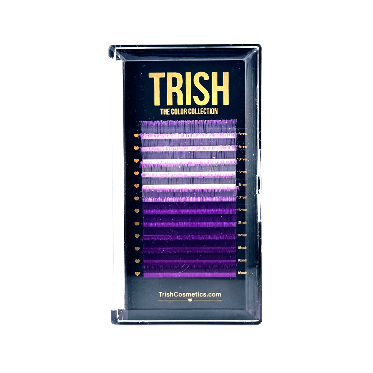 Purple Series Lash Tray – CC Curl .05 | 14–18mm Shades of Purple Lashe ...