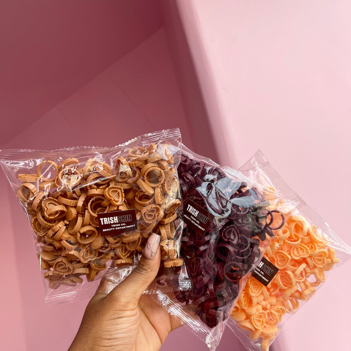 TRISH SKIN Heart Glue Rings – 600 pcs for $10 | Trish Co – Trish Cosmetics